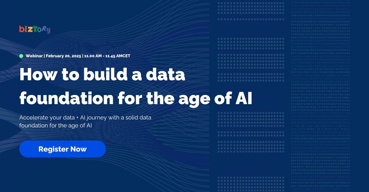 Webinar: How to build a data foundation for the age of AI